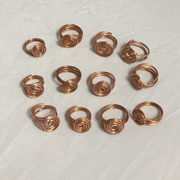 Handmade in The Glen of Lady Reeves | Jewelry | Round Copper Spiral ...